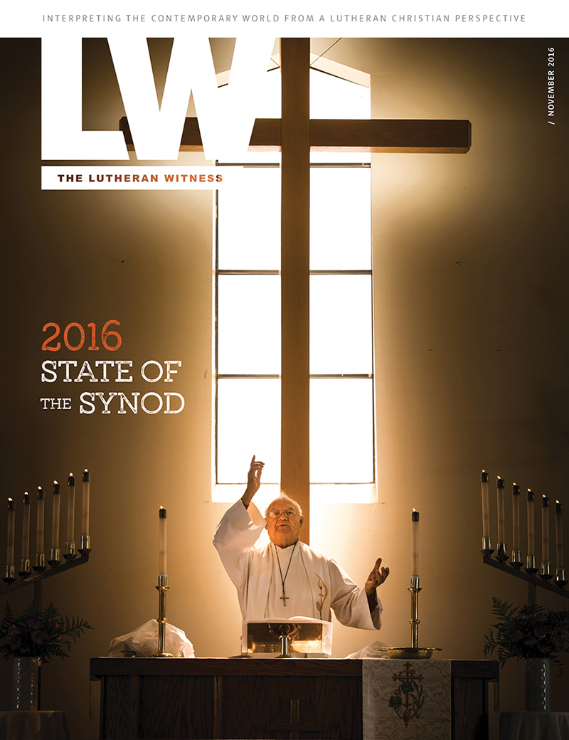 Lutheran Witness: November 2016 – The Lutheran Witness